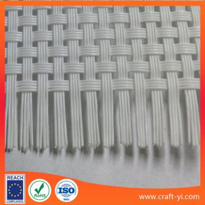 China Textilene 4x4 White Wicker Patio Furniture Fabric Outdoor UV Resistant 300 Denier for sale