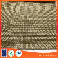China Golden Color Outdoor Mesh Fabric Patio Furniture Sling Fabric 580gsm 1.5m Width for sale