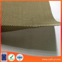 China Golden Color Outdoor Mesh Fabric Patio Furniture Sling Fabric 580gsm 1.5m Width for sale
