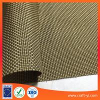 China Golden Color Outdoor Mesh Fabric Patio Furniture Sling Fabric 580gsm 1.5m Width for sale
