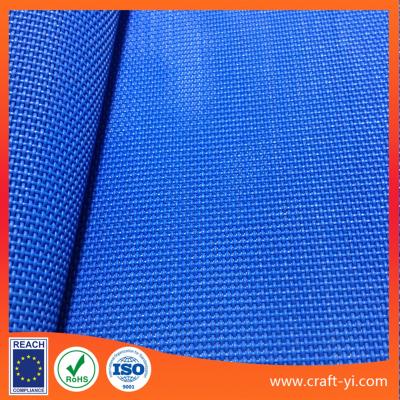 China Blue 1X1 Weave High Strength 450 g Textilene Fabric PVC Coated Mesh for Outdoor Use for sale