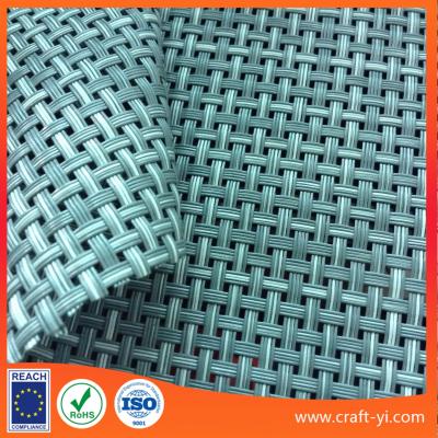 China Textilene 4x4 Line Outdoor Patio Furniture Mesh Fabric Gray White Mix 58 Inch Width for sale