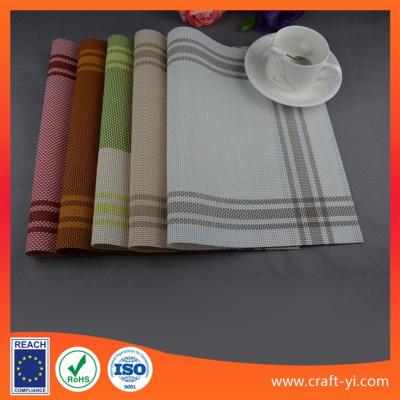 China Textilene Mesh Fabric Placemat and Coaster Set Table Cloth Supplier for sale