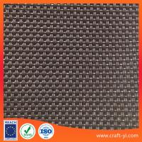 China 2x1 Textilene Mesh Fabric Brown 630gsm Outdoor Furniture Fabric for Sun Lounges for sale