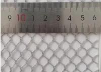 China 100% Polyester Netting Fabric 130gsm 1.5-2.5m Width Gray Blue White Eco-Friendly for sale