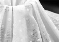 China 70D Brocade Ammonia Flocking Mesh Fabric Soft Elastic Nylon Spandex 140gsm for sale