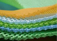China Polyester Knit Mesh Fabric for Bags 135gsm 1.5m Width Durable 3D Mesh Netting for sale