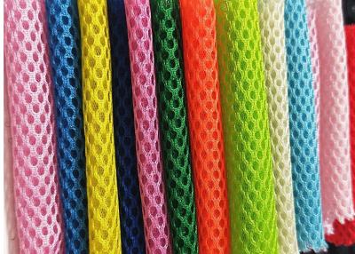 China Polyester Knit Mesh Fabric for Bags 135gsm 1.5m Width Durable 3D Mesh Netting for sale