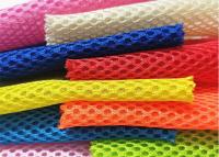 China Polyester Knit Mesh Fabric for Bags 135gsm 1.5m Width Durable 3D Mesh Netting for sale