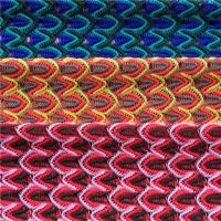 China Knitted Polyester Jacquard Mesh Fabric 157gsm 1.47m Width for Fashion Apparel for sale