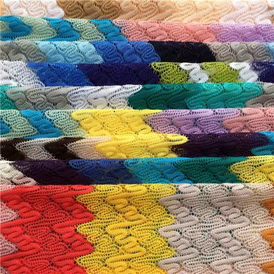 China Polyester Jacquard Mesh Fabric 230gsm 1.47m Width for Garment for sale