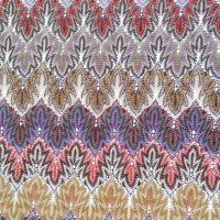 China Knitted Polyester Jacquard Mesh Fabric 230 GSM 1.47m Width Breathable Eco-Friendly for sale