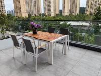 China PVC Coated Textilene Mesh Fabric 630gsm for Outdoor Garden Furniture 1.5-2.5m Width for sale