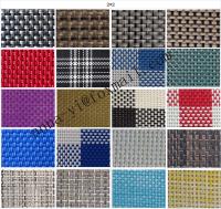 China PVC Coated Textilene Mesh Fabric 580gsm Anti UV Outdoor Furniture Cloth 1.5-2.5m Width for sale
