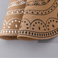 China Round Textilene PVC Coated Dining Table Placemats 38 cm Easy Clean Fireproof Anti UV for sale