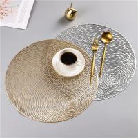 China Textilene Mesh Placemats 38.5 cm Square Fireproof Anti UV Oilproof Reusable Dining Table Mats for sale