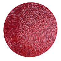 China Textilene Mesh Placemats 38.5 cm Square Fireproof Anti UV Oilproof Reusable Dining Table Mats for sale