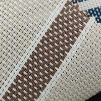 China Textilene Fabric 580gsm 2x1 Weave PVC Coated Polyester for Outdoor Furniture Sun Lounger for sale
