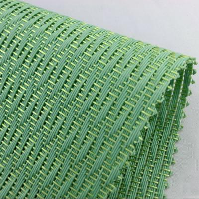 China Anti-UV Textilene Outdoor Furniture Fabric 580gsm PVC Coated Polyester for Garden Chairs for sale