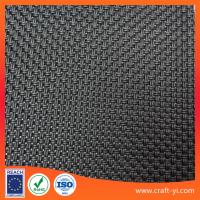 China Black Textilene Mesh Fabric 2x2 Weave PVC Coated 630gsm Outdoor Fabric for sale