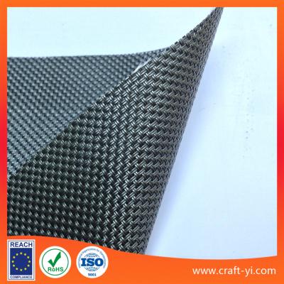 China Black Textilene Mesh Fabric 2x2 Weave PVC Coated 630gsm Outdoor Fabric for sale