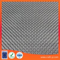 China Black Textilene Mesh Fabric 2x2 Weave PVC Coated 630gsm Outdoor Fabric for sale
