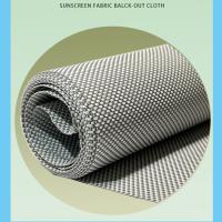 China PVC Coated Textilene Mesh Fabric Sunscreen 420gsm Anti-UV for Outdoor Awning for sale