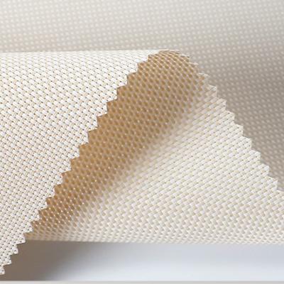 China PVC Coated Textilene Mesh Fabric 420gsm Sunscreen Material for Awnings and Umbrellas for sale