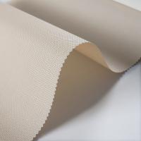 China PVC Coated Textilene Mesh Fabric 420gsm Sunscreen Material for Awnings and Umbrellas for sale
