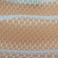 China Black Polyester Mesh Fabric 60gsm 1.55m Width Hexagonal Netting for Bags Garments for sale