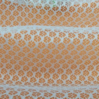 China Black Polyester Mesh Fabric 60gsm 1.55m Width Hexagonal Netting for Bags Garments for sale