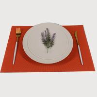 China Textilene Woven Plaid Placemat 30x45cm Eco-Friendly PVC Placemats for Dining Outdoor for sale