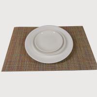 China Textilene Woven Plaid Placemat 30x45cm Eco-Friendly PVC Placemats for Dining Outdoor for sale
