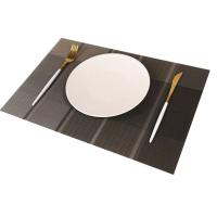 China PVC Textilene Placemat 30x45cm Heat Resistant Non-Slip Table Mat for sale