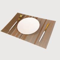 China PVC Textilene Placemat 30x45cm Heat Resistant Non-Slip Table Mat for sale