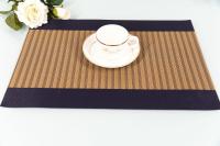 China Textilene Mesh Fabric Placemat 30x45cm PVC Coated Fireproof Anti-UV Oilproof Reusable Table Mat for sale