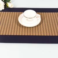 China Textilene Mesh Fabric Placemat 30x45cm PVC Coated Fireproof Anti-UV Oilproof Reusable Table Mat for sale