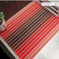 China Indoor Outdoor Dirt Scraping Mud Waterproof Mat Chenille Silk Non-Slip Door Mat 40x60cm 50x70cm for sale