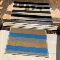 China Waterproof Non-Slip Textilene Doormat 40x60cm Easy Clean Indoor Outdoor Dirt Mat for sale