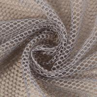 China 100% Polyester 68D Warp Knitted Hexagonal Mesh Fabric 95gsm for Bags Sportswear for sale