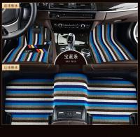 China Textilene Waterproof Non-Slip Car Floor Mats 40x60cm 50x70cm Easy Clean PVC Coated for sale