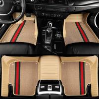 China Textilene Car Floor Mats Waterproof Non-Slip Easy Clean 40x60cm 50x70cm for sale