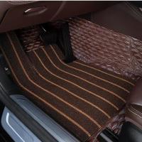 China Custom Waterproof Non-Slip Textilene Car Mats 30% Polyester 70% PVC Easy Clean Auto Floor Mats for sale