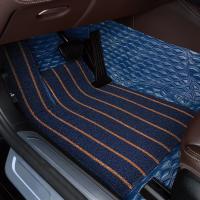China Custom Waterproof Non-Slip Textilene Car Mats 30% Polyester 70% PVC Easy Clean Auto Floor Mats for sale