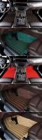 China Custom Waterproof Non-Slip Textilene Car Mats 30% Polyester 70% PVC Easy Clean Auto Floor Mats for sale