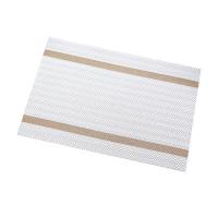 China Textilene Mesh Placemats 30x45cm PVC Coated Eco-Friendly Table Mats for Hotels Restaurants for sale