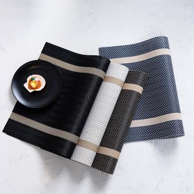 China Textilene Mesh Placemats 30x45cm PVC Coated Eco-Friendly Table Mats for Hotels Restaurants for sale