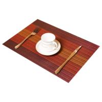 China Textilene Mesh Table Mats 30x45cm Thermal Insulation Oilproof Placemats for Dining Table for sale