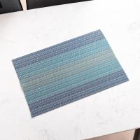 China Textilene Mesh Table Mats 30x45cm Thermal Insulation Oilproof Placemats for Dining Table for sale