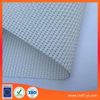 China White Textilene 2x1 Mesh Fabric 630gsm for Beach Chair Cleaning for sale
